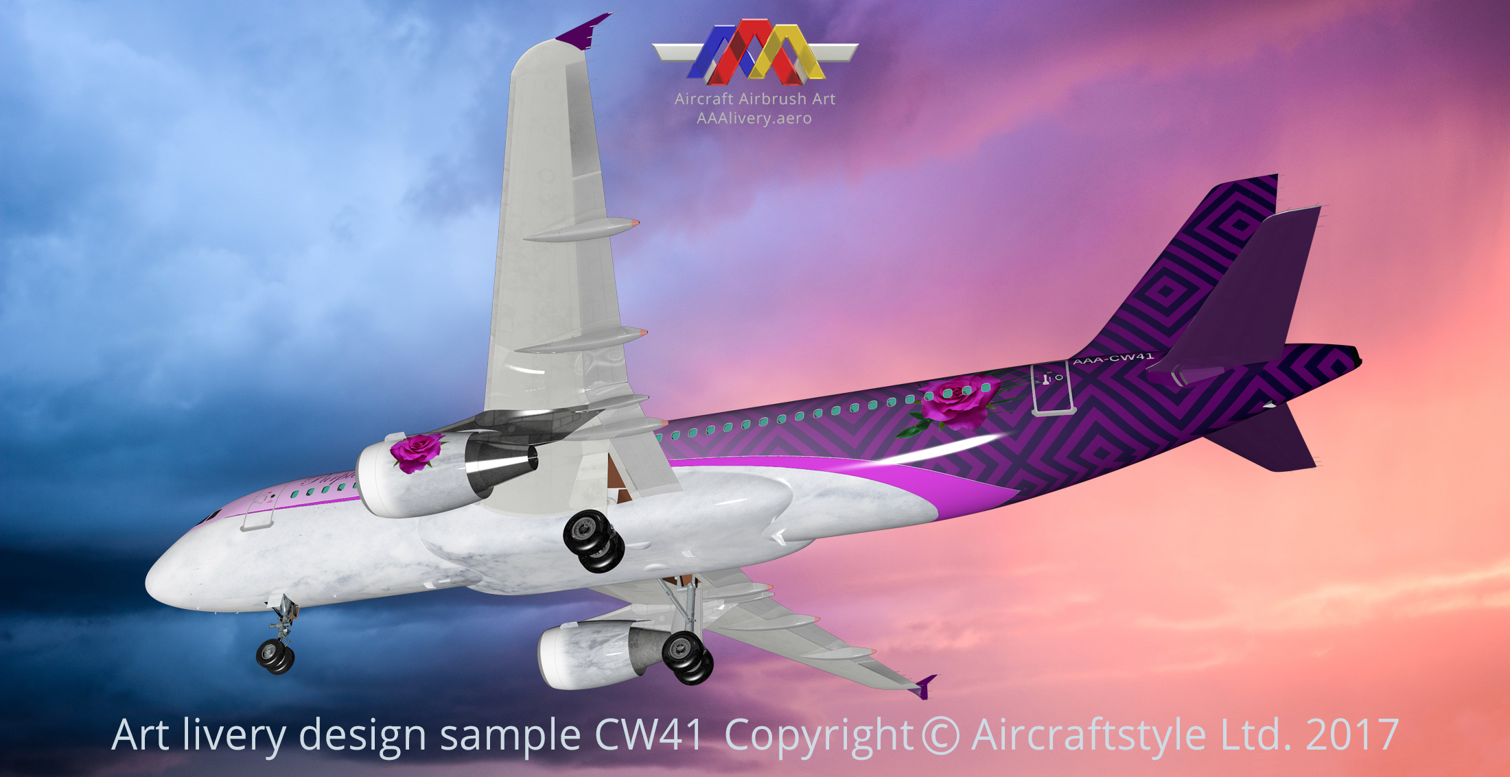 Aircraft Art-livery - there is more possible than stripes and waves!