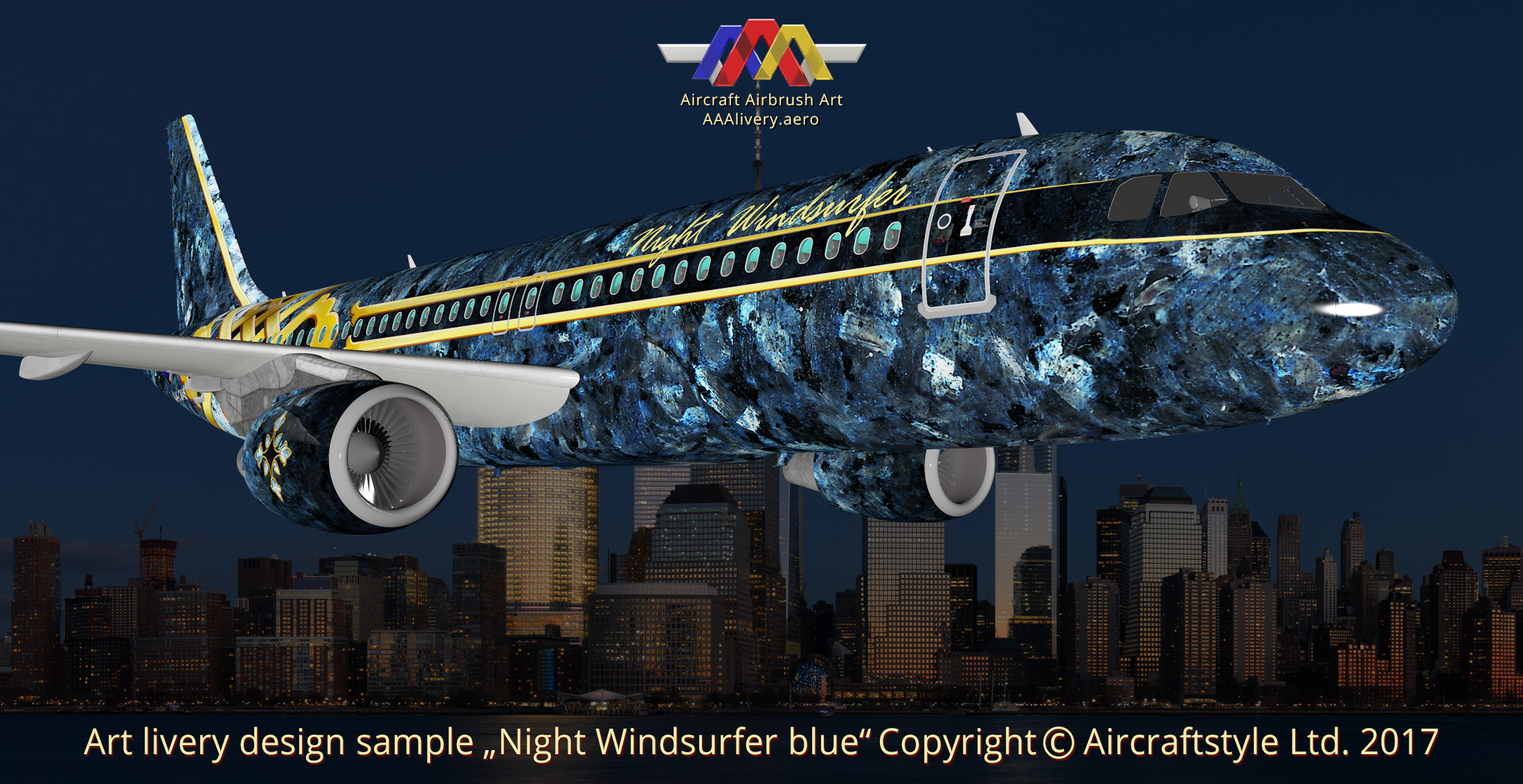 "Flying Artwork" - personal airplane livery with expression of Your ...