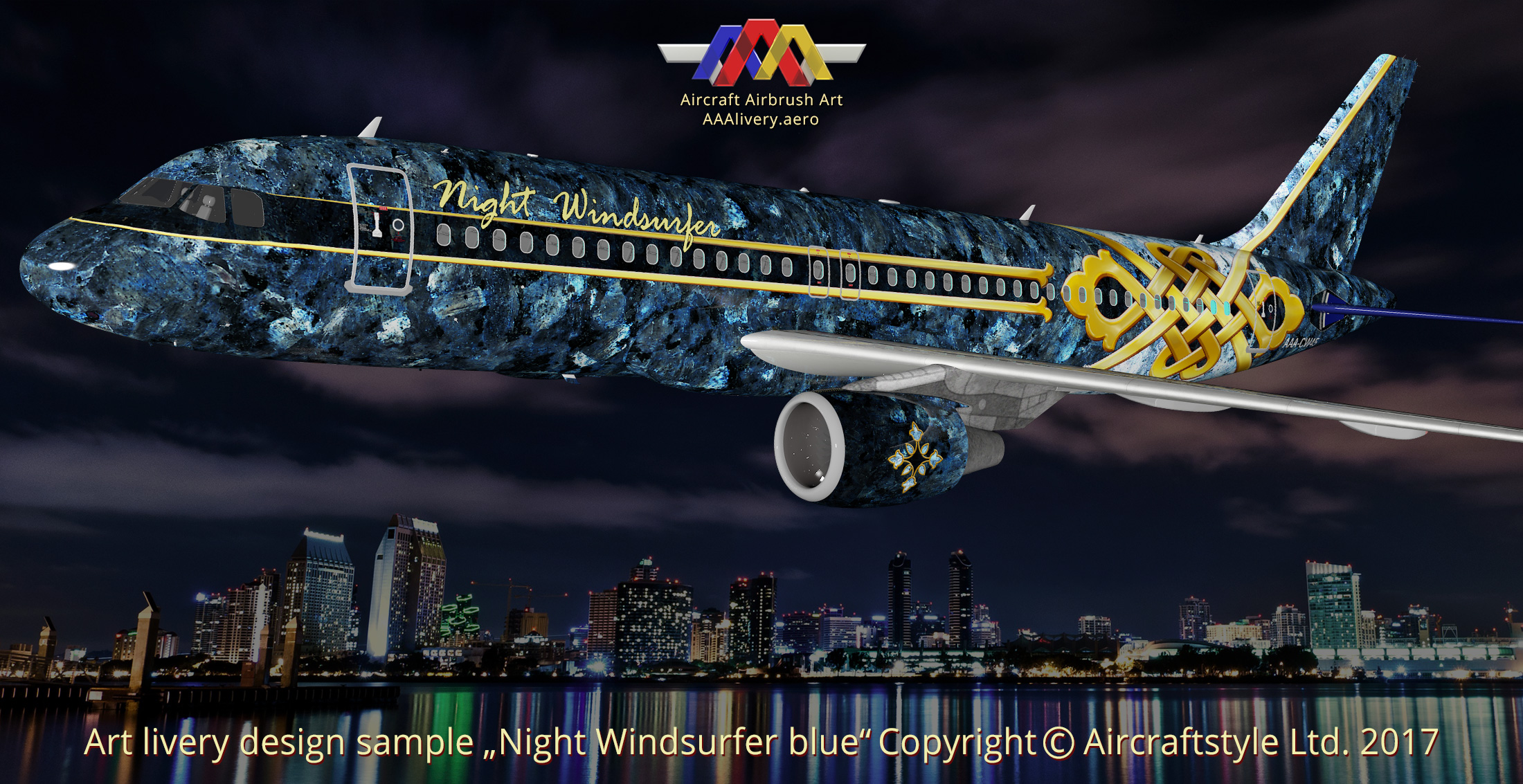 "Flying Artwork" - personal airplane livery with expression of Your ...